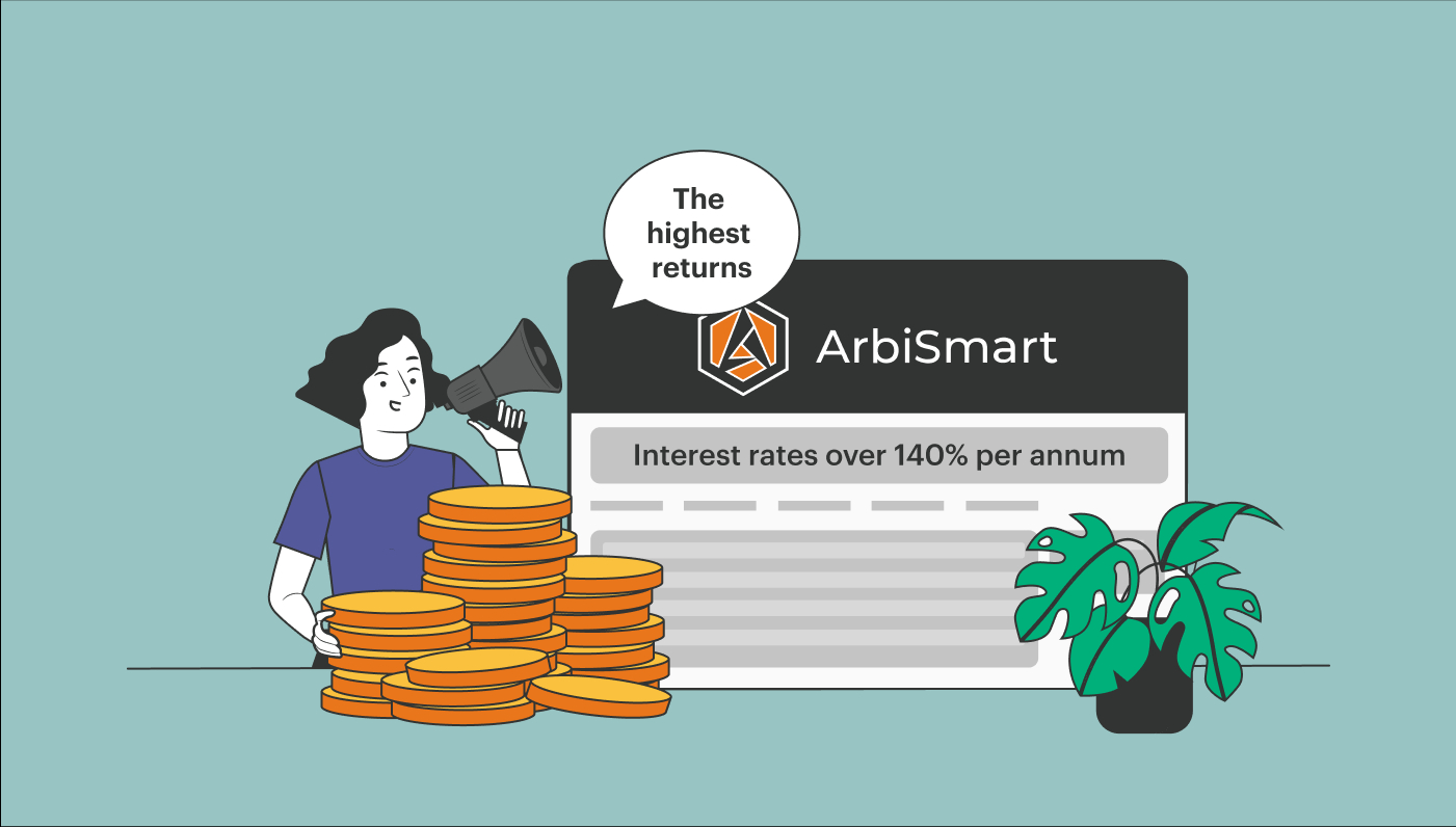 Sla Veilig je Crypto op en Verdien Veel Rente met ArbiSmart