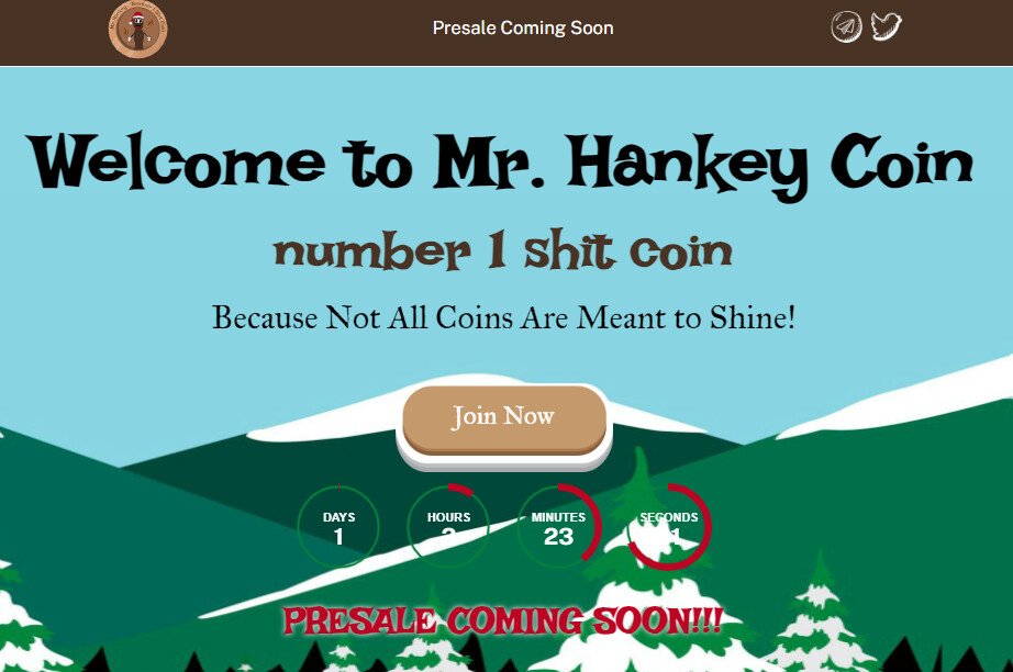 Mr Hankey Meme Coin Goes Viral As South Park Related Tokens Take Off