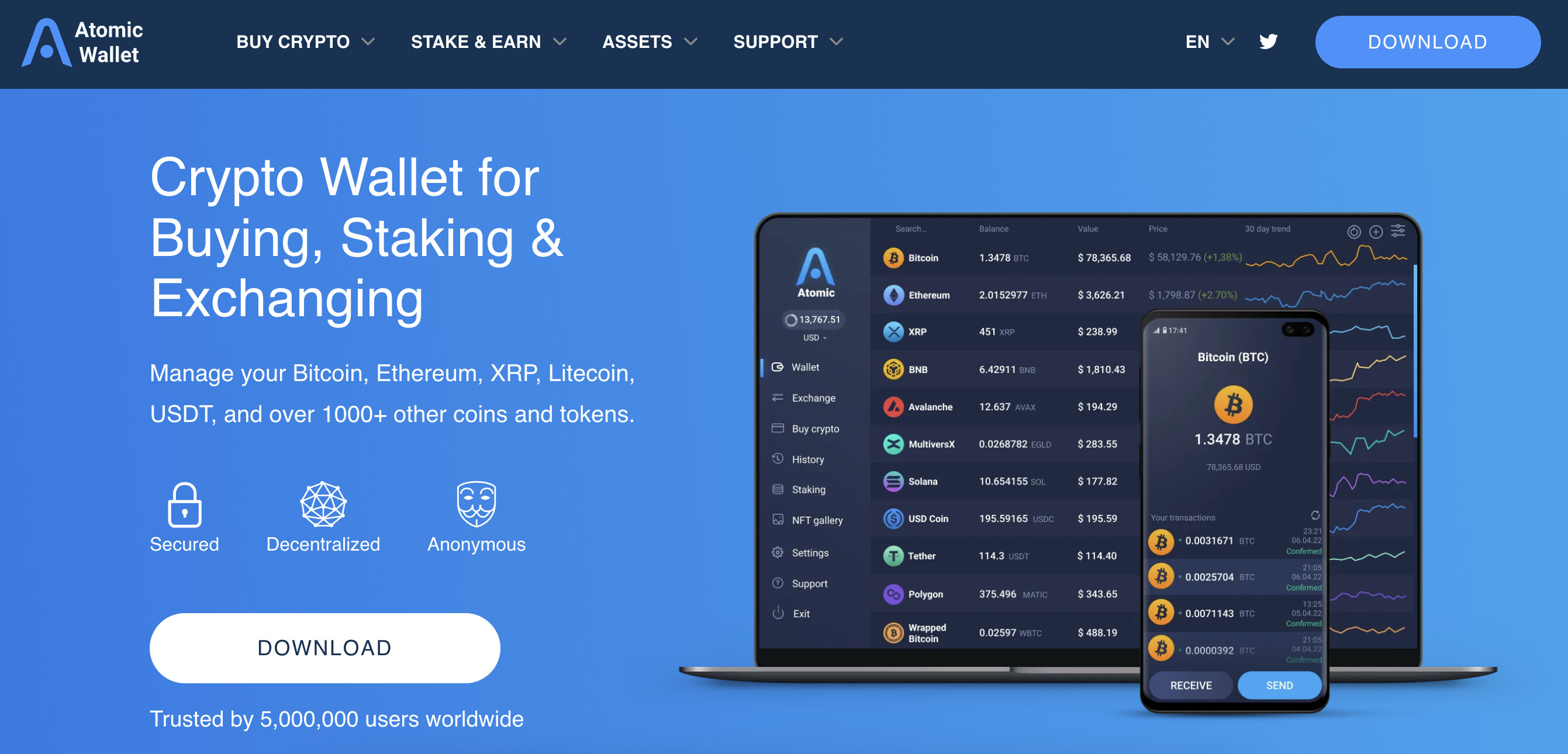 2026 年17个最佳无KYC匿名加密钱包