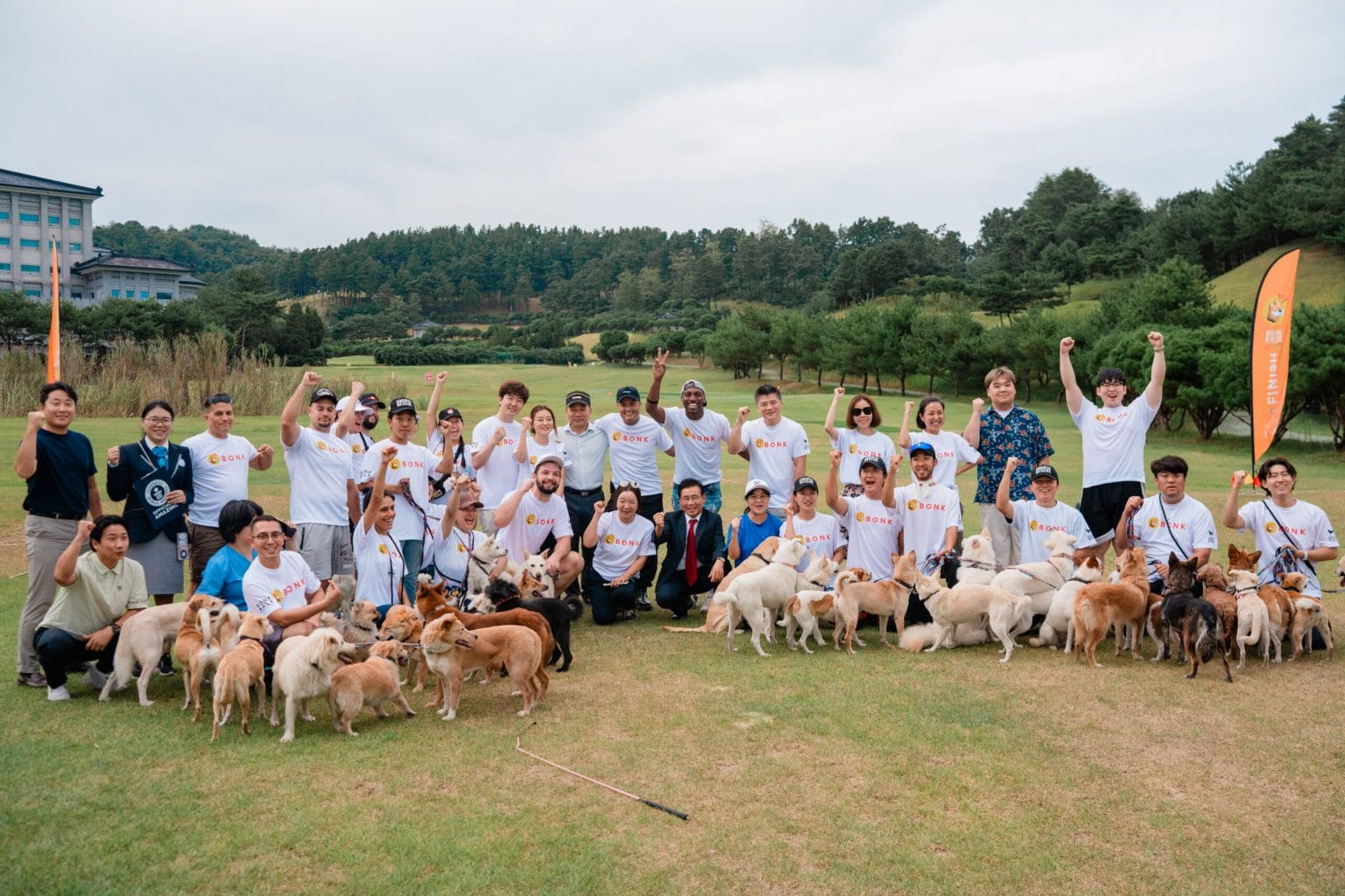 BONK and Korean K9 Rescue Break Guinness World Record, BONK Dogs Ready ...