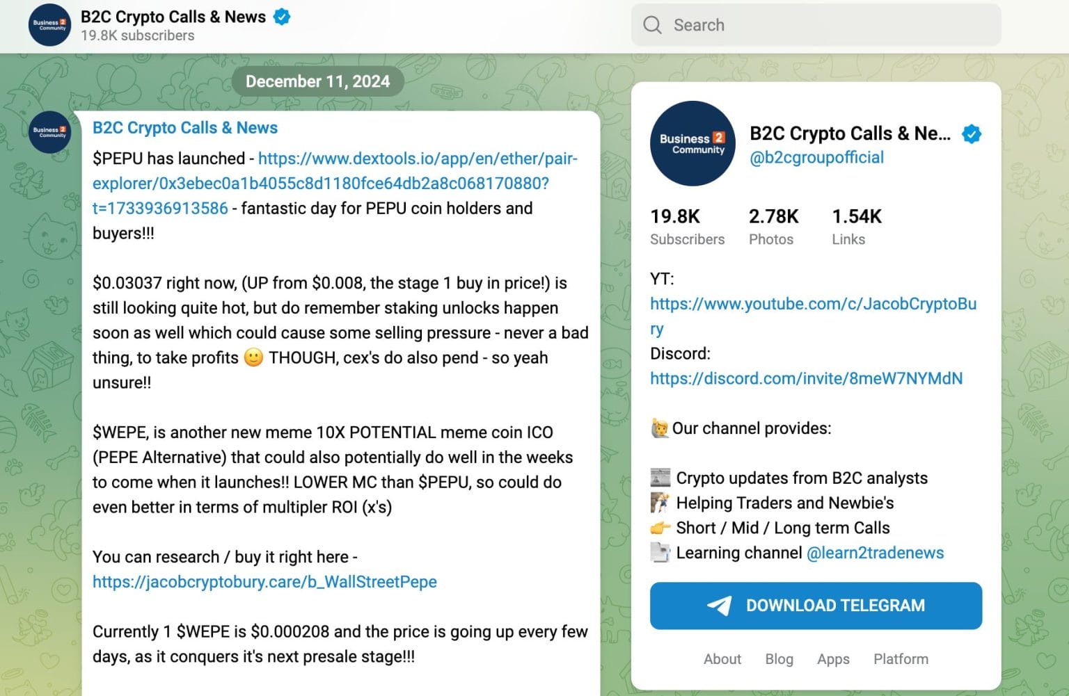 12 Best Crypto Telegram Groups in 2025