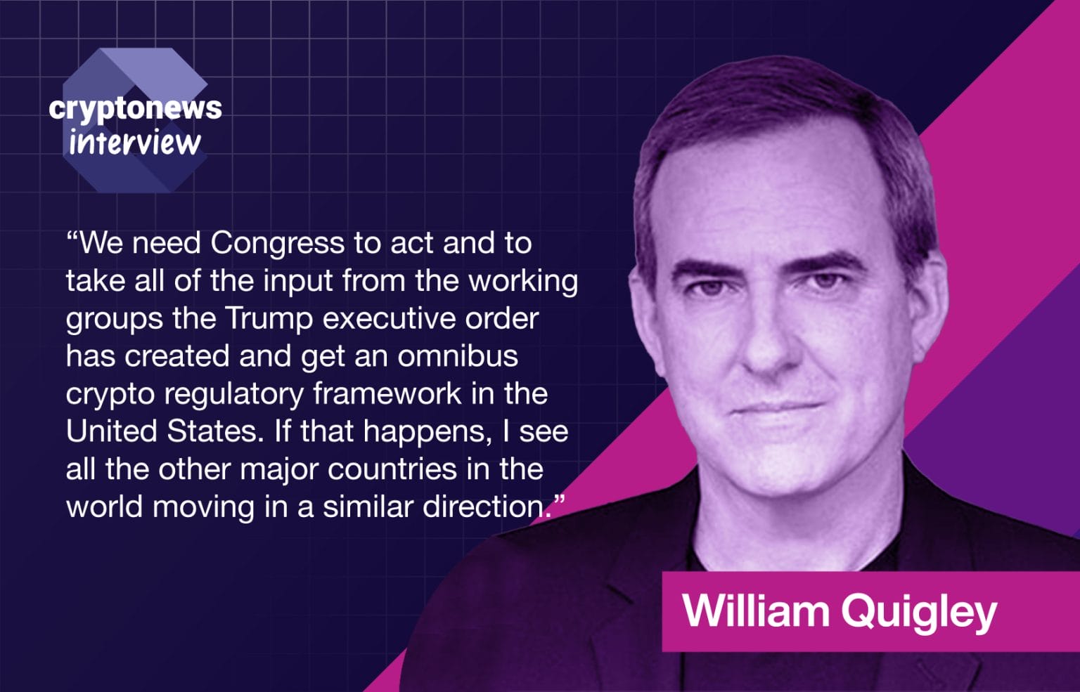 William Quigley on Trump’s Approach to Crypto Regulations