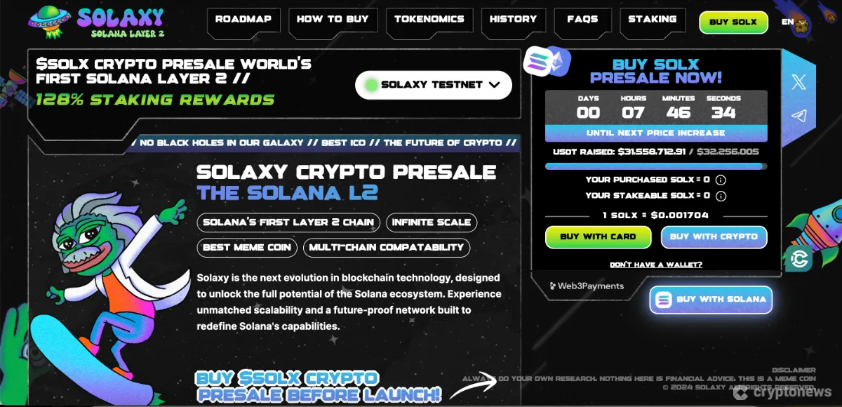 Solaxy (SOLX) Price Prediction 2025, 2026, 2030