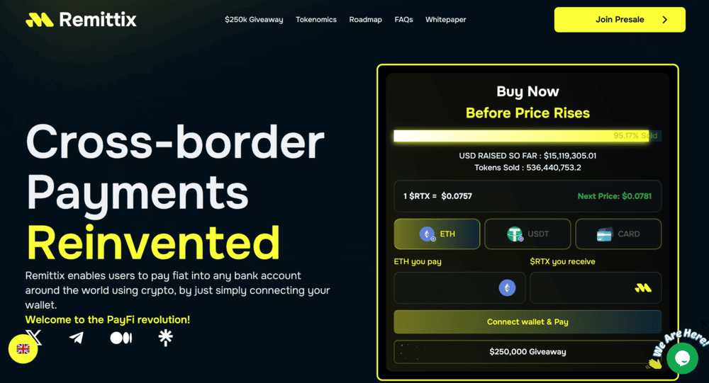 Remittix ($RTX) Price Prediction from 2025 to 2030