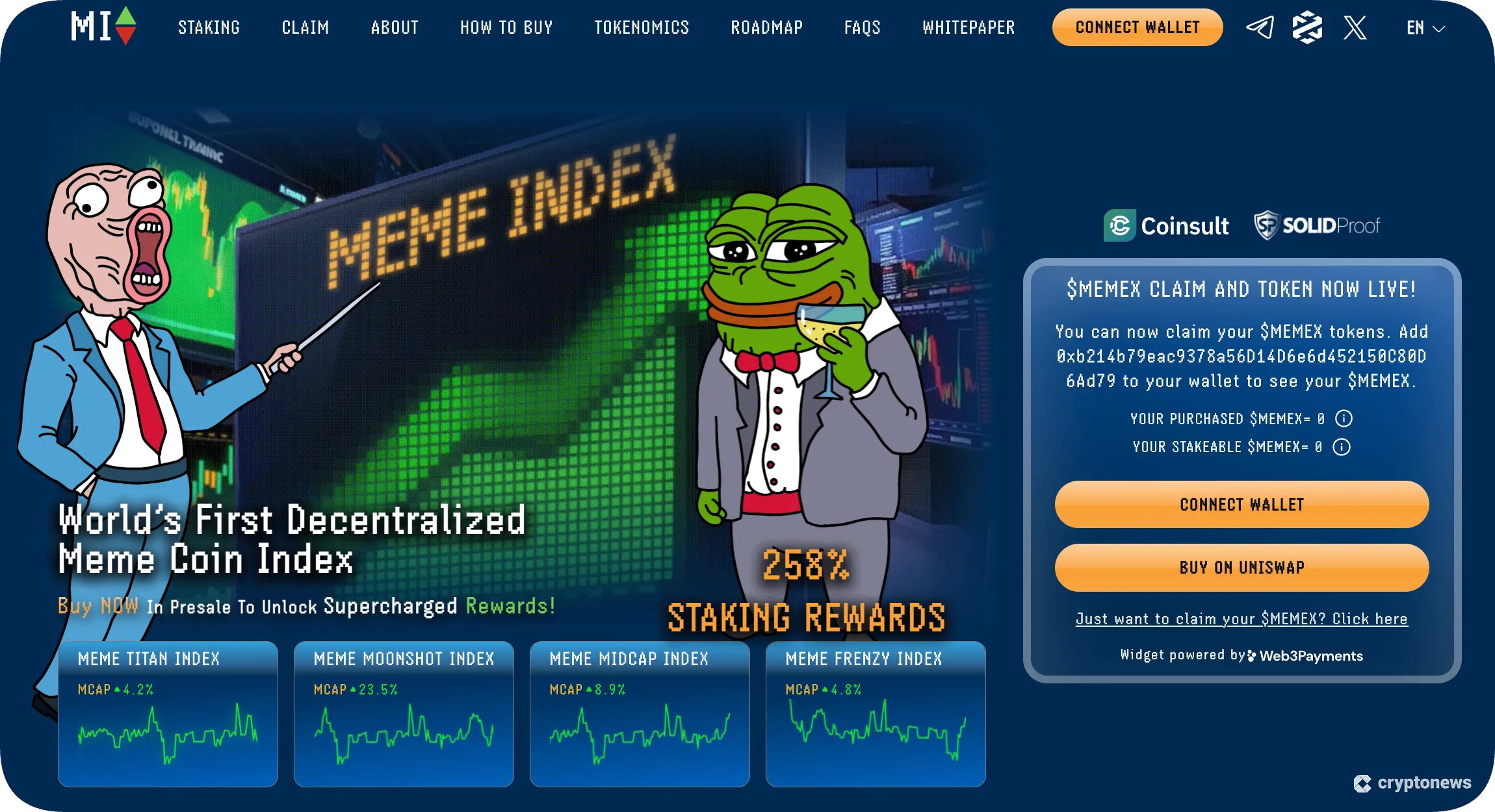 How to Buy Meme Index ($MEMEX) – Beginner's Guide