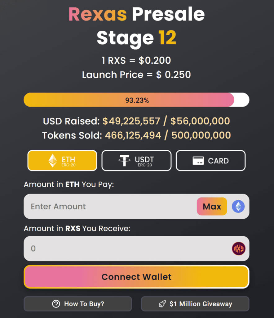 Rexas Finance (RXS) Crypto Launch Date: The Full Details