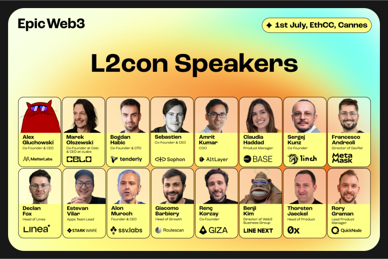 Epic Web3 Returns to Cannes with L2con: The Flagship EthCC[8] Side Event Focused on Web3 Scaling