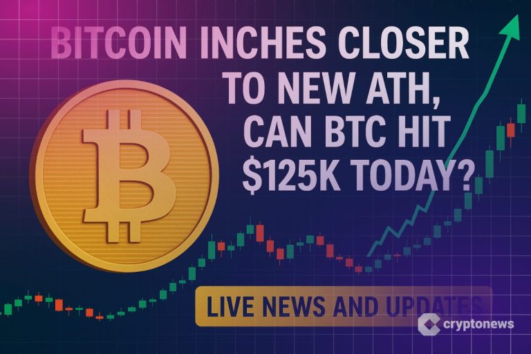 [LIVE] Bitcoin Price Inches Closer to New ATH, Can BTC Hit $125K Today ...