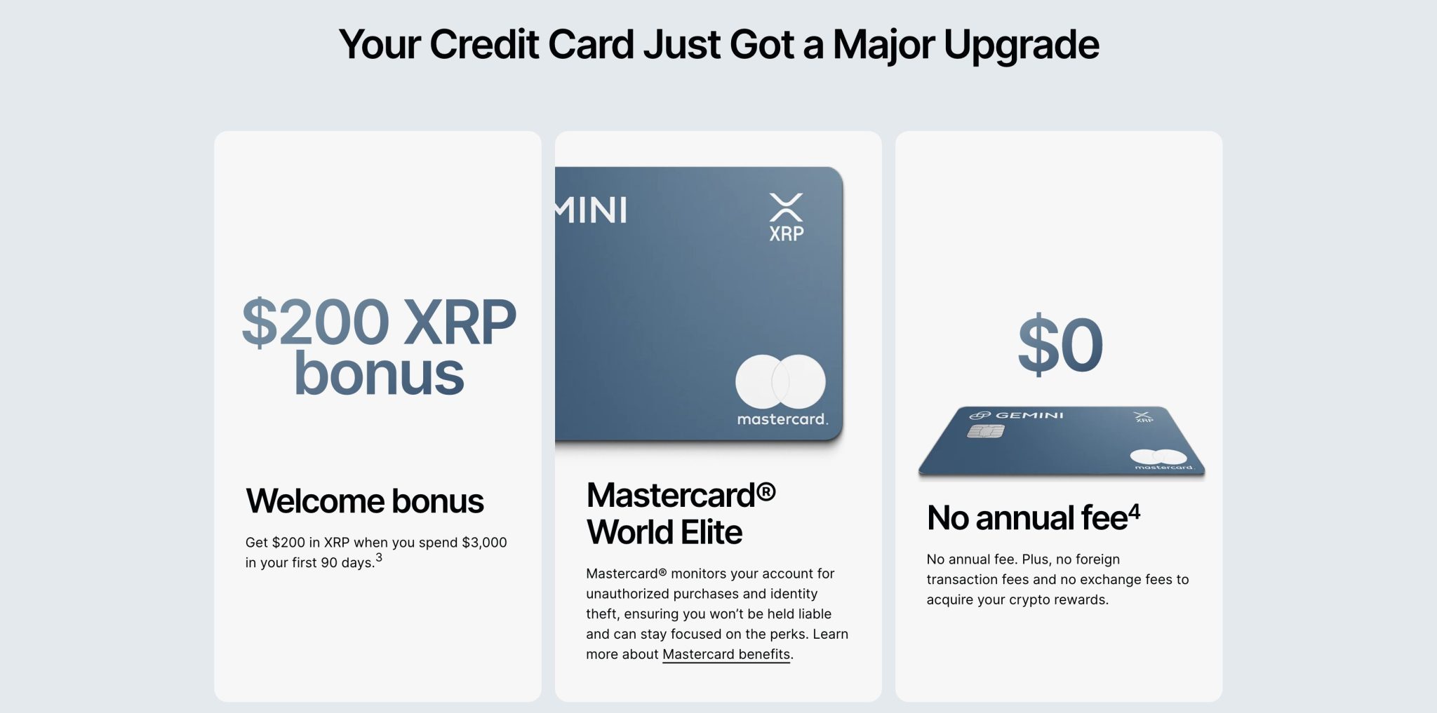 Gemini Launches XRP Credit Card With Crypto Rewards