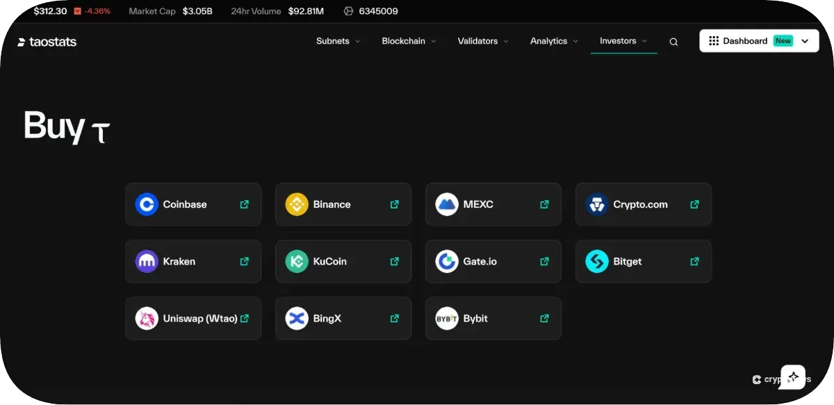 How to Buy Bittensor (TAO) in 2025: Step-by-Step Guide - Cryptonews