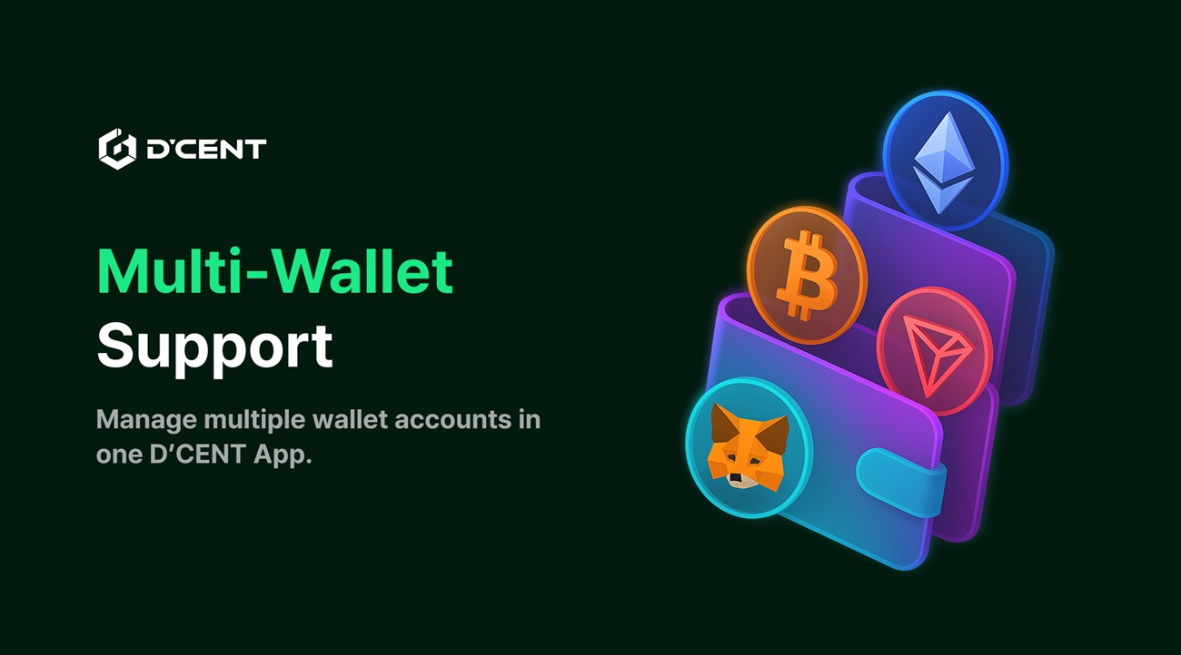 D’CENT Introduces Multi-Wallet Support for Easy User Experience