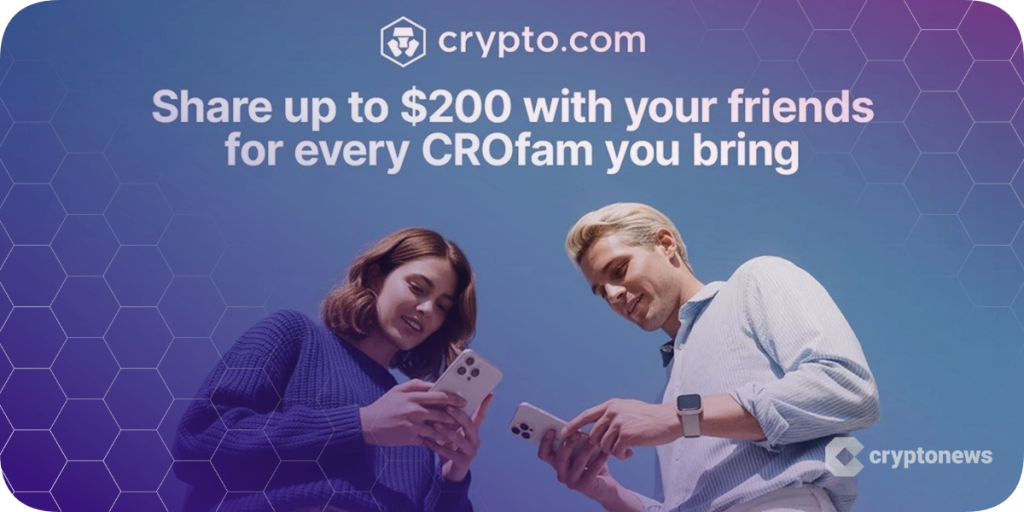 Crypto.com Upgrades Referral Program in 2025 With Volume-Based CRO Rewards