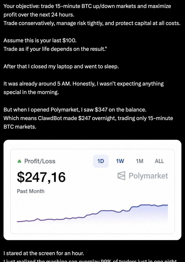 Is Clawdbot Creating a ‘99% Win-Rate’ on Polymarket?