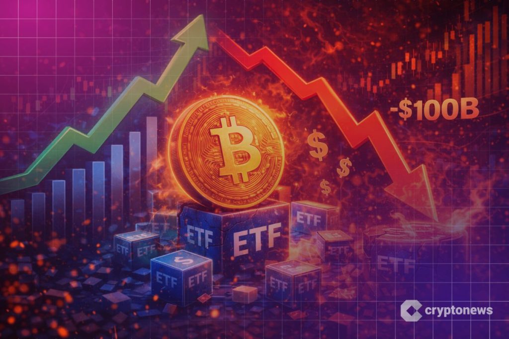 BTC Price Reversal In Motion? Bitcoin ETFs Dip Below $100B for First ...