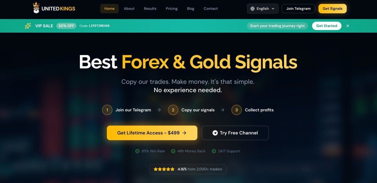 United Kings Review: Exploring the Forex Trading Signals Group on Telegram