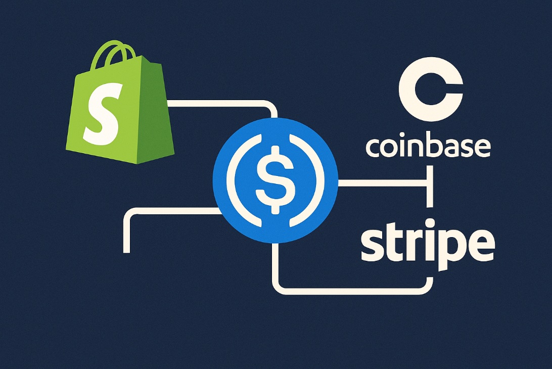 Shopify连手Coinbase与Stripe整合 USDC 加密支付正式走入主流