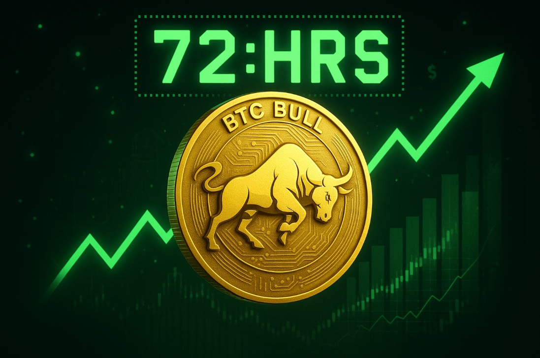 BTC Bull 代币认购进入最后72小时 已筹750万美元 有望涨10倍