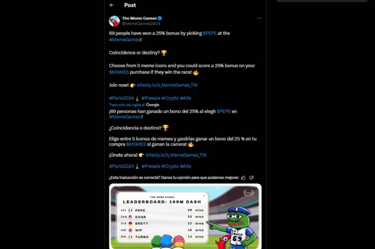 Preventa de Meme Games genera más de $350 mil dólares