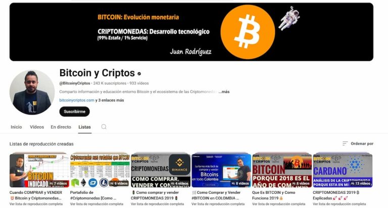 YouTube criptomonedas 2026: conoce los 11 mejores canales