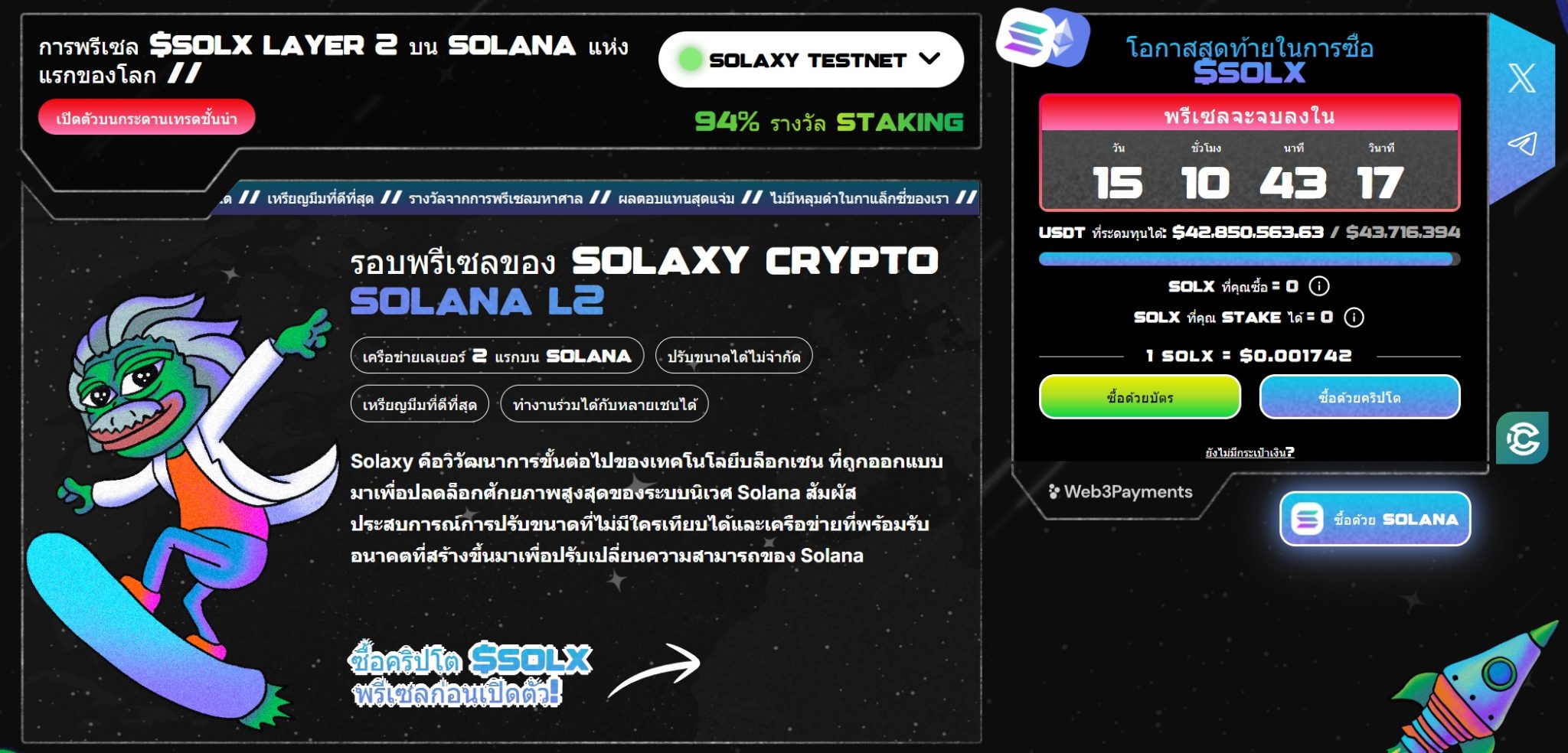 Solana (SOL) ร่วง 11.7% เหลือ $154 เสี่ยงหลุดไปที่ $141