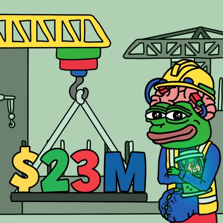 Le mème coin Pepe Unchained récolte 23 millions de $ en prévente