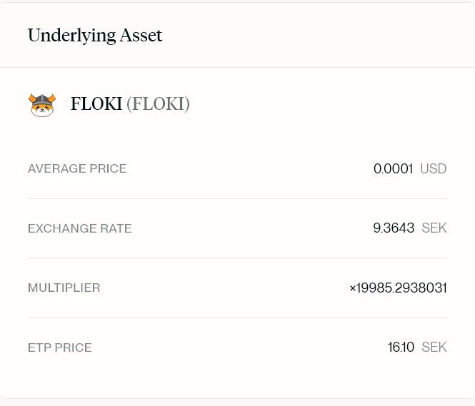 Floki entre en Bourse : le premier ETP memecoin débarque en Europe