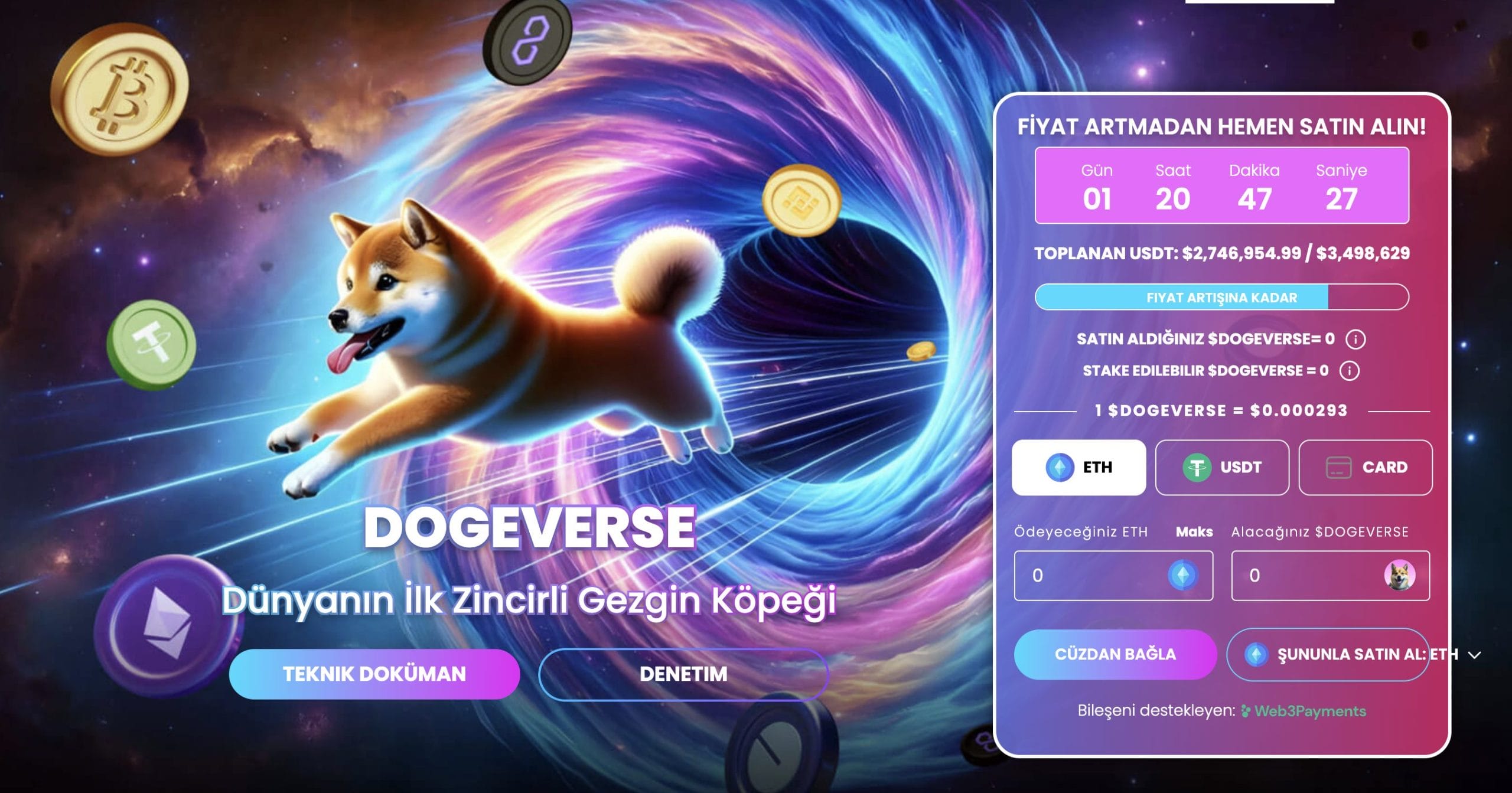 Dogeverse Fiyat Tahmini - 2025 - 2030 Arası