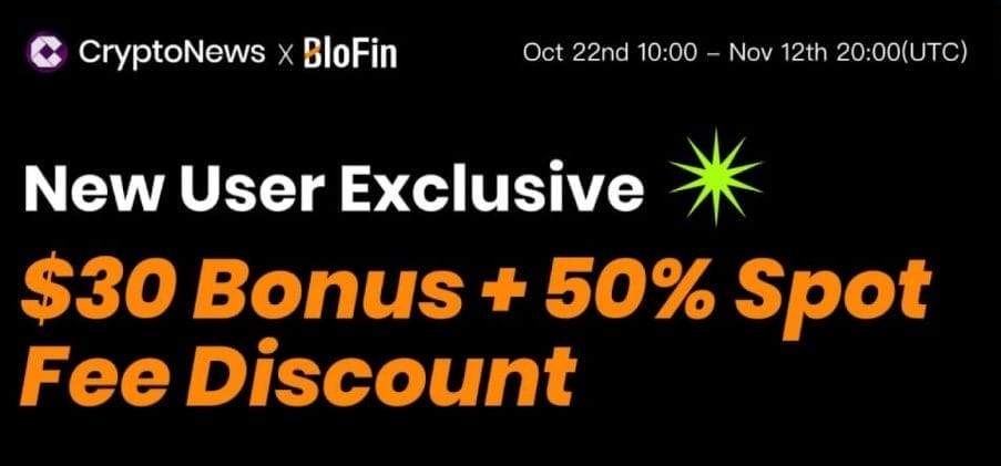Ontvang een $30 bonus en 50% korting op de spot fees bij BloFin