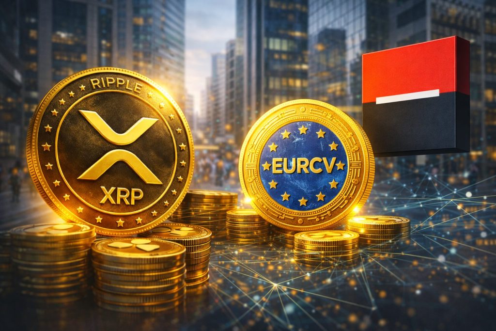 XRP en SG lanceren EURCV - digitale Ripple euro vandaag live